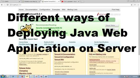 51 Different Ways Deploying Java Web Application In Server Adv Java Servlet Programming