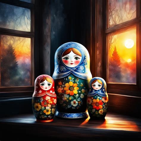 Matryoshka Dolls Ai Generated Artwork Nightcafe Creator