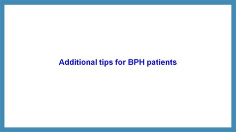 Structured Health Education Programme For Patients With Bph Luts