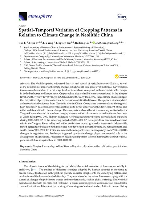 Pdf Spatial Temporal Variation Of Cropping Patterns In Relation To