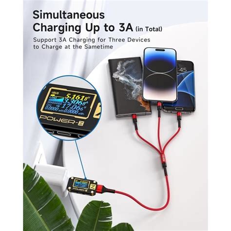 Câble Chargeur Multi Embout Court CM en Câble Universel Cable