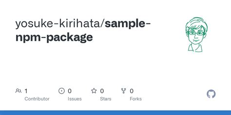 github yosuke kirihata sample npm package