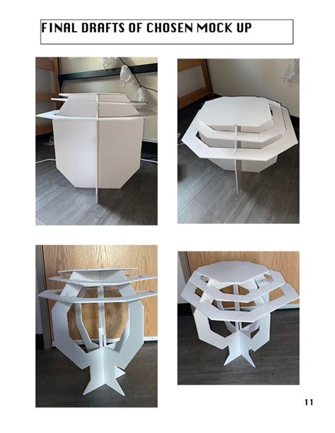 CNC Side Table Design And Build On Behance
