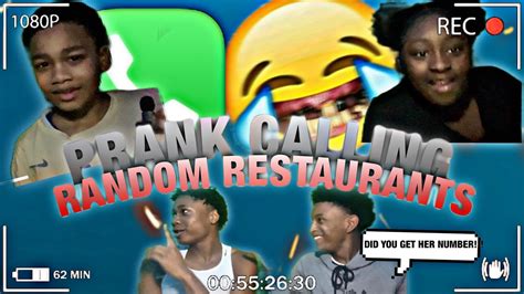 Prank Calling Random Restaurants Gone Wrong💔 Youtube