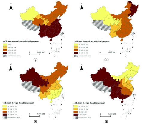 Spatial Distribution Of Regression Coefficient Of Gwr Model
