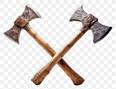 Png Crossed Axes Tool White Premium Png Rawpixel