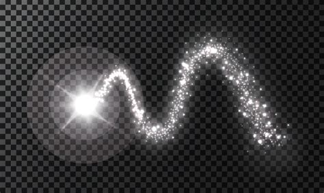 Golden Particle Trail Background Royalty Free Vector Image