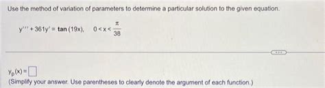 Solved Find A General Solution To The Cauchy Euler Equation