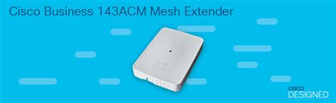 Cisco Business 143acm Wi Fi Mesh Extender 802 11ac 2x2