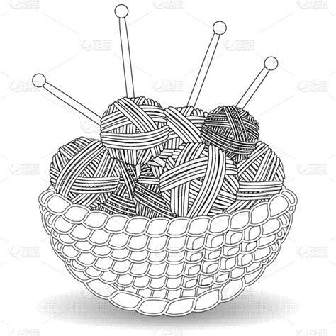 篮子缠结的正方形停车楼绳子纺织品针织品女人线复古