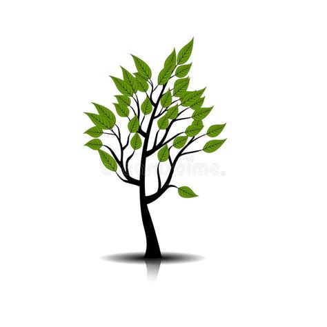 Vector Of Abstract Tree Icon Stock Illustration Illustration Of Green Composition