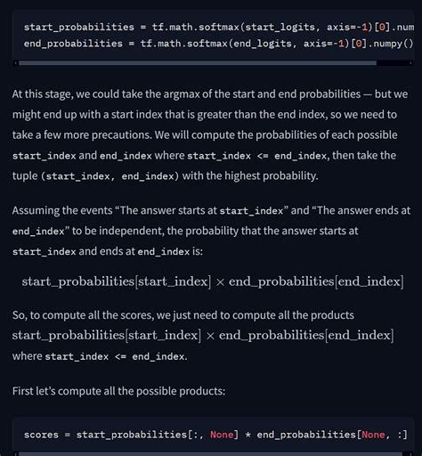 Logits In Question Answering Model 2 By Ahmeda335 Beginners Hugging Face Forums