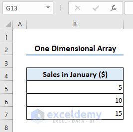 Excel VBA Multidimensional Array For Assigning Values Ways