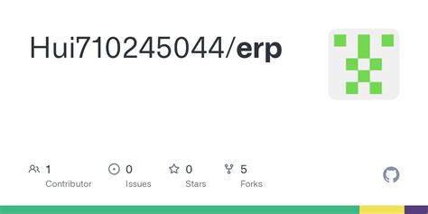 GitHub Hui710245044 Erp