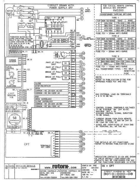 Rotork Wiring Diagram 3010 000 08 Pdf