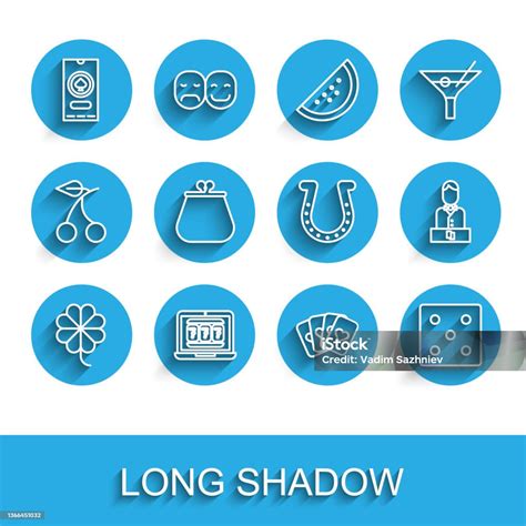 클로버 노트북 및 포커 토너먼트 초대장 카드 게임 주사위 지갑 딜러 및 호스 슈 아이콘의 갑판을 설정합니다 벡터 가능성에 대한 스톡 벡터 아트 및 기타 이미지 Istock