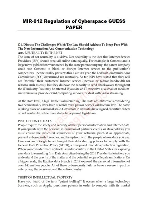 Ignou Mir 012 Guess Paper Solved English Medium Ignou Solved Assignment 2024 25 Download Pdf