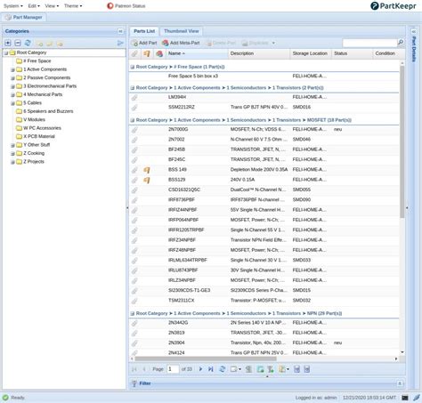 Partkeepr Free Open Source Inventory And Warehouse Management