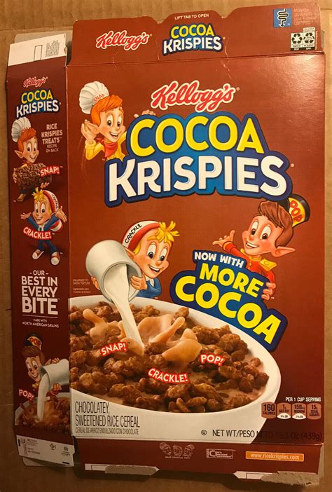 Cocoa Krispies Cereal Box