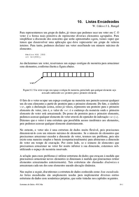 pdf 0 listas encadeadas geisla carvalho