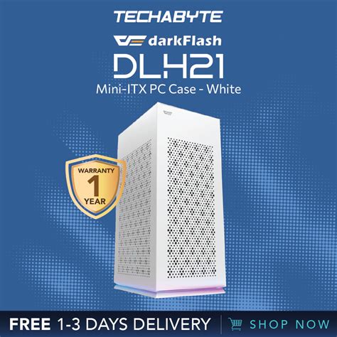 Darkflash Dlh21 Itx Gaming Case White Shopee Singapore