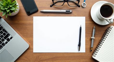 A Notebook And A Pen On A Desk With A Pen And A Pen On It Premium AI Generated Image
