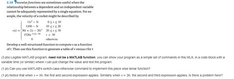 solved 2 18 piecewise functions are sometimes useful when