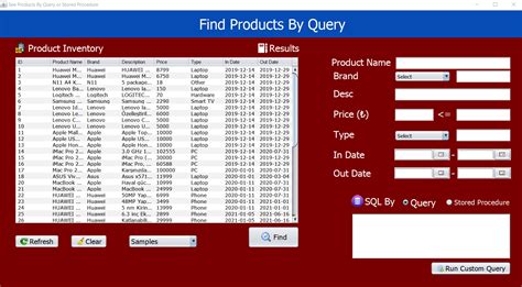Inventory Management System Java Swing Sql Stored Procedures Emre