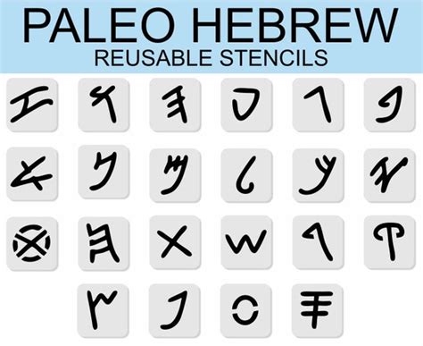Ancient Hebrew Alphabet