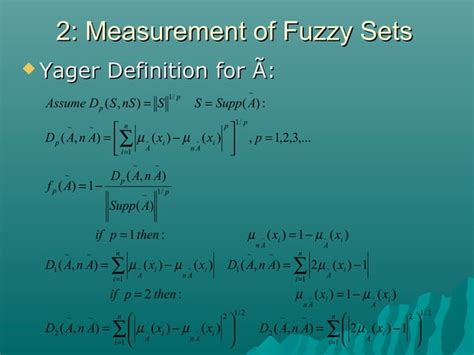 Fuzzy Calculation Ppt