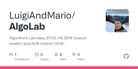 Github Luigiandmarioalgolab Algorithms Lab Class Ethz Hs 2019