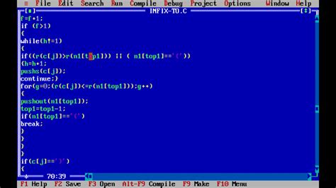 C Program Infix Expression To A Postfix Conversion Code With C