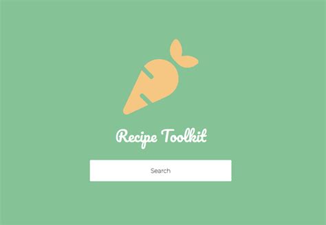 Github Lisa T Nguyen Recipe Toolkit A Dynamic Html Css And Javascript Solo Project