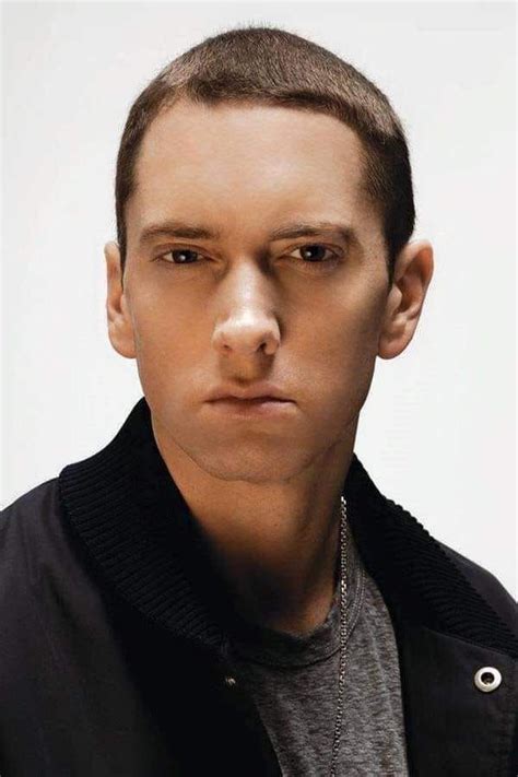 Eminem Buzzcut Eminem Hairstyle Eminem Haircut Eminem The Real Slim