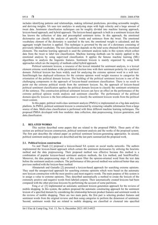 A Large Scale Sentiment Analysis Using Political Tweets PDF