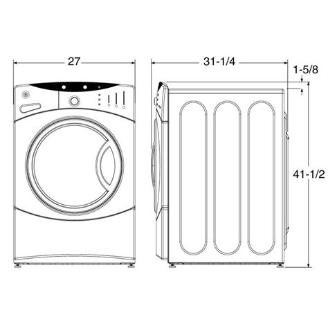 What Size Is A Standard Stack Washer Dryer Xerx