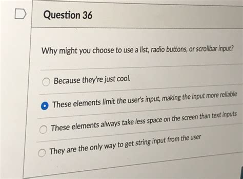 Solved Question 30 Which Is The Best Definition Of Tkinter