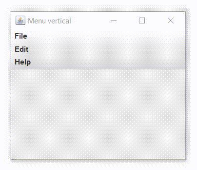 How To Create A Vertical Menu Bar In Java Swing StackHowTo