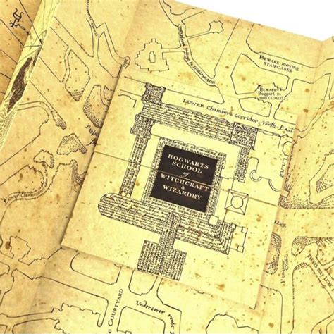 Карта мародеров и 2 билета в Хогвартс. Marauder's Map. Волшебные ...
