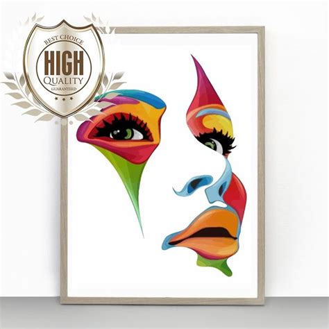 Onko Face Print Instant Download Decor Picture Printable Digital Poster