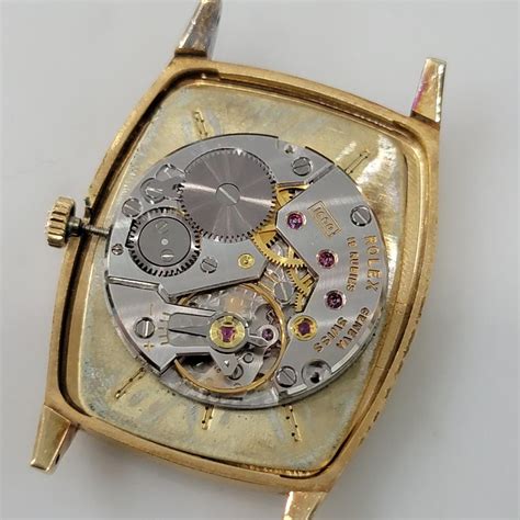 Mens Rolex Cellini Geneve Ref 3807 18k Solid Gold Manual Wind 1970s