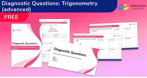 [free] Gcse Trigonometry Advanced Diagnostic Questions Third Space