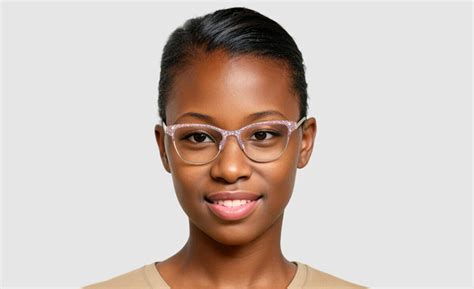 Zenni Cat Eye Prescription Glasses Stainless Steel Frame Brown