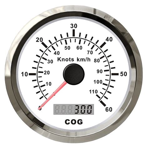 Auto Modified 85mm Gps Speedometers 0 60knots Ships Speed Indicator 0
