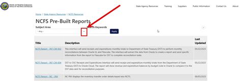 Gen 14 Pre Built Report Search Ncosc