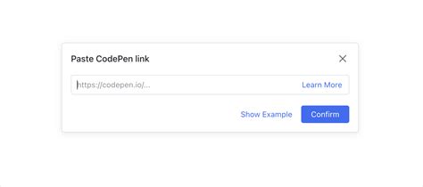 embed codepen in docs