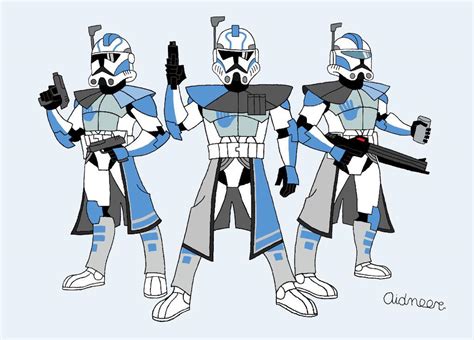 Clone Trooper Trio 2003 Clone Wars Style Rstarwarsfanart