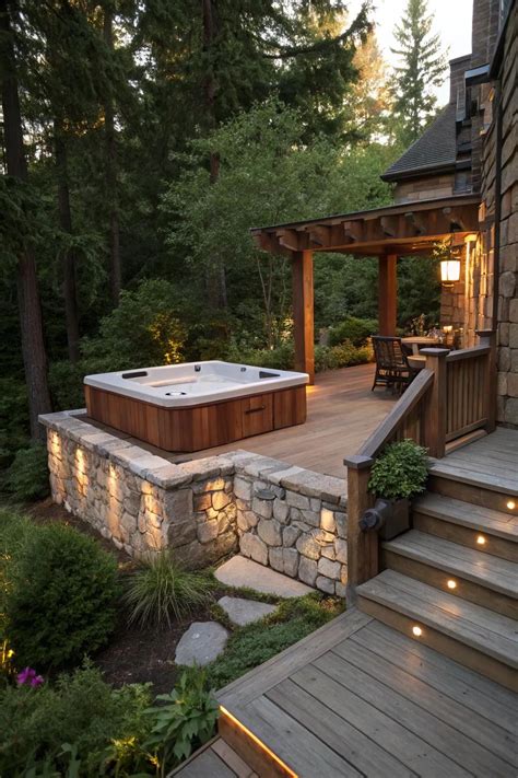 20 Inspiring Platforms For Hot Tub Ideas