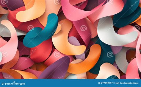 Generative Ai An Abstract Background Image With A Paper Cutout Effect