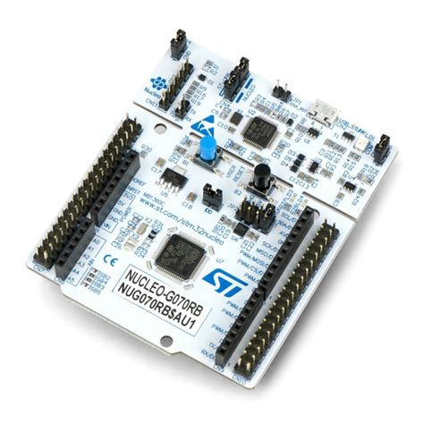 STM NUCLEO G RB s MCU STM G RB podporuje připojení Arduino a ST morpho Botland